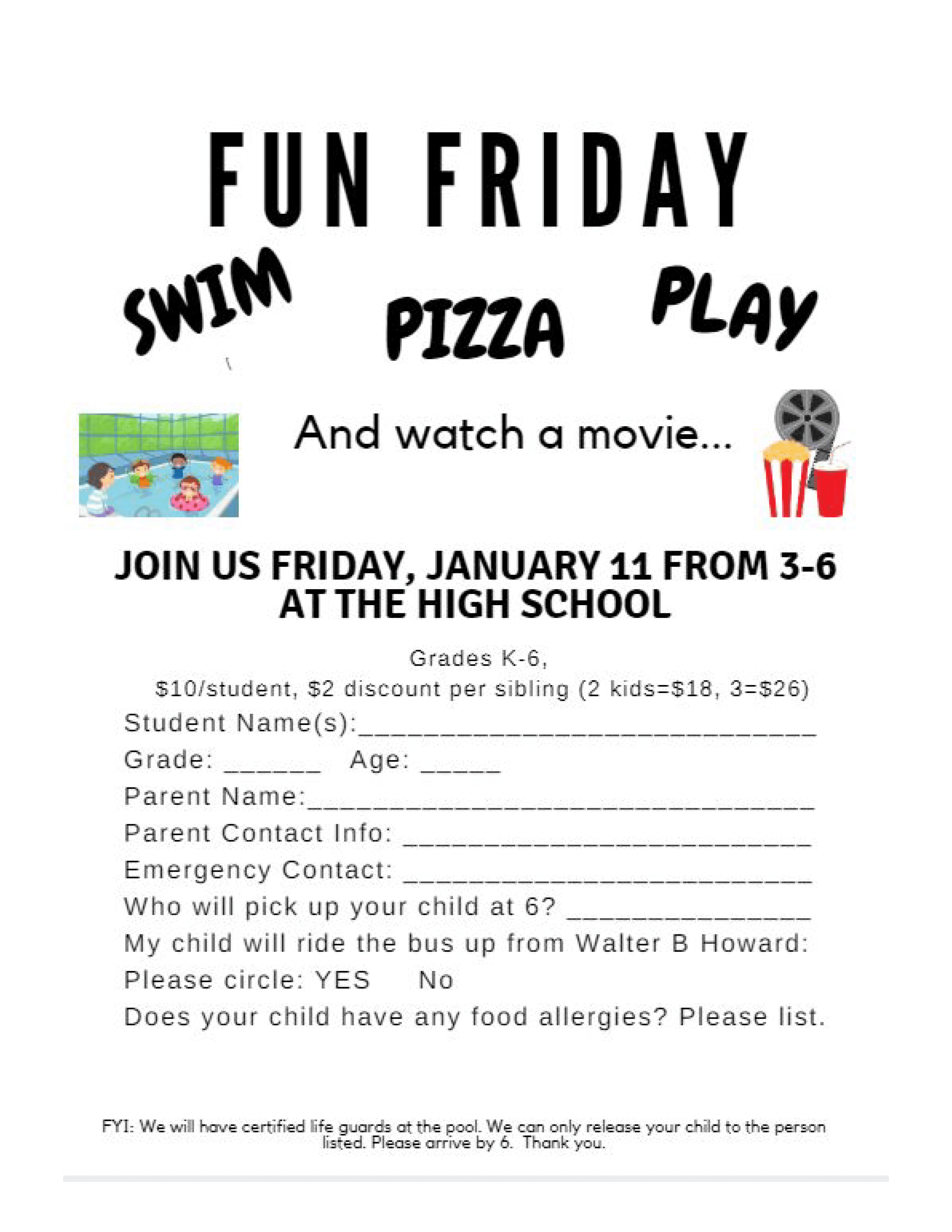 Fun Friday For Grades K 6 New Lebanon CSD Fun Friday For Grades K 6 New Lebanon CSD