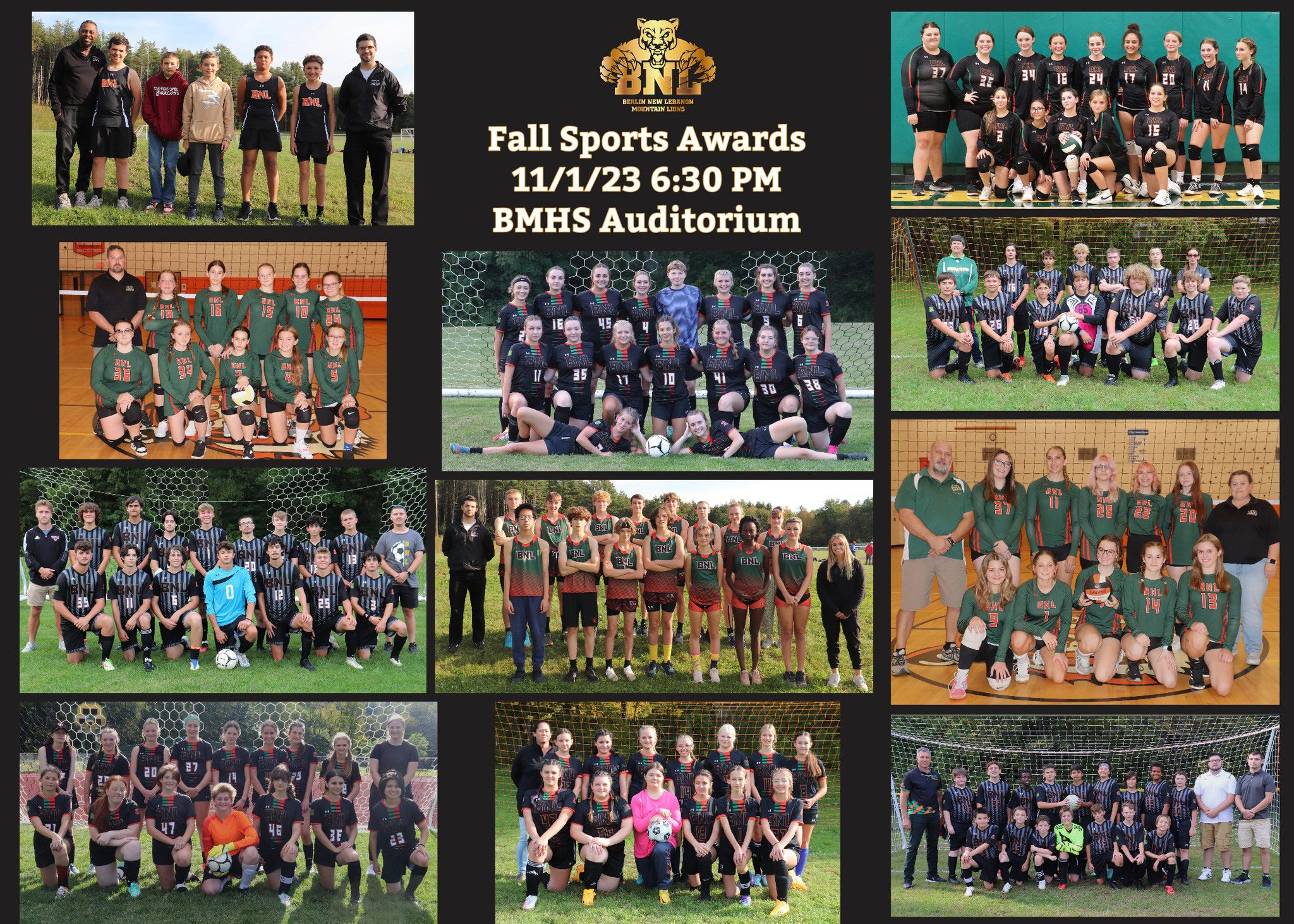 2023 BNL Fall Sports Awards | New Lebanon CSD