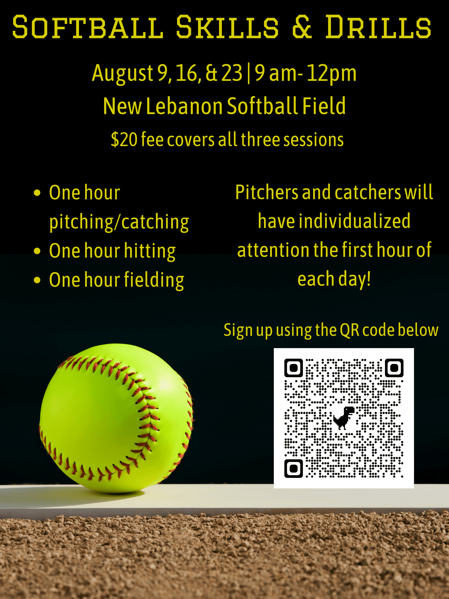 Softball Skills & Drills Clinic | New Lebanon CSD