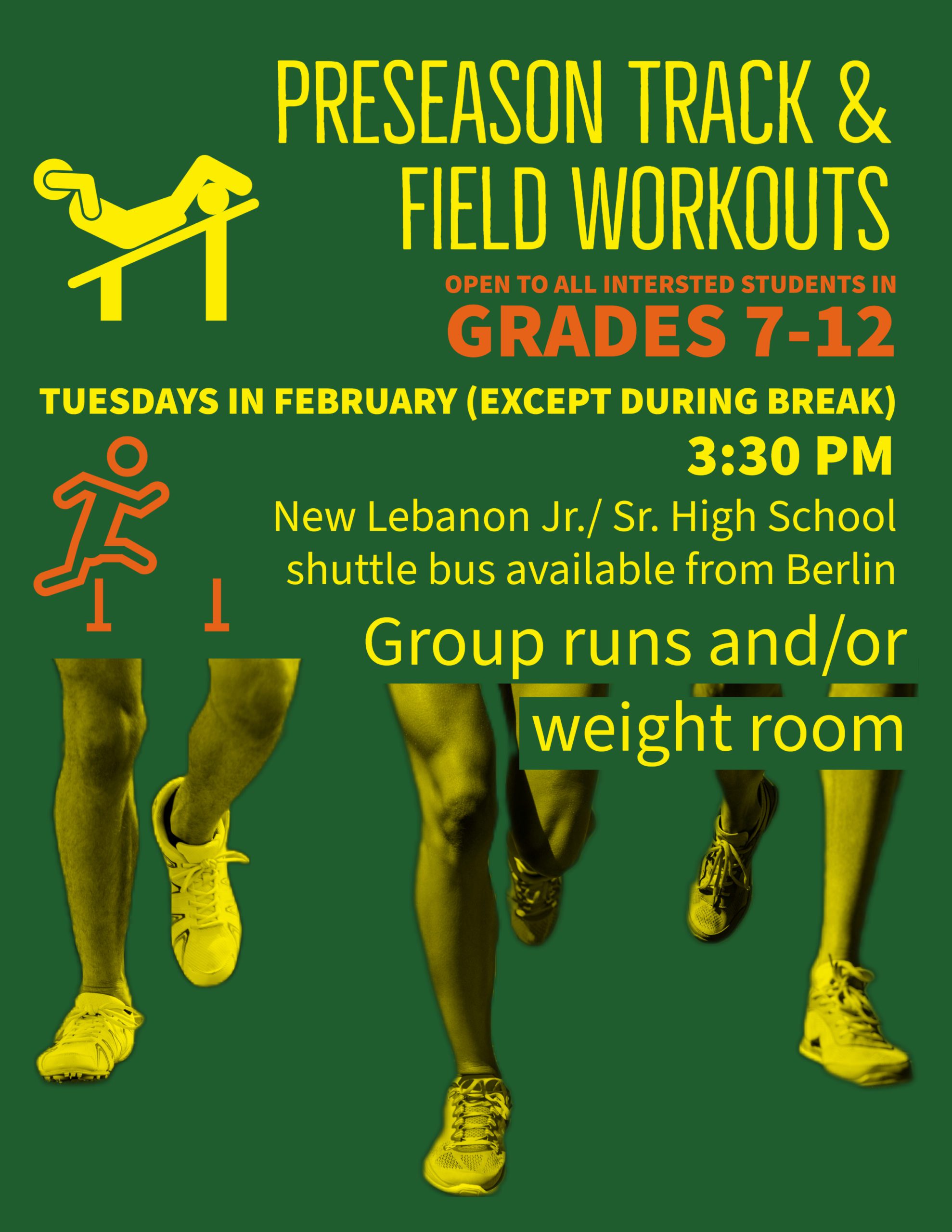 BNL Softball and Track & Field Workouts | New Lebanon CSD