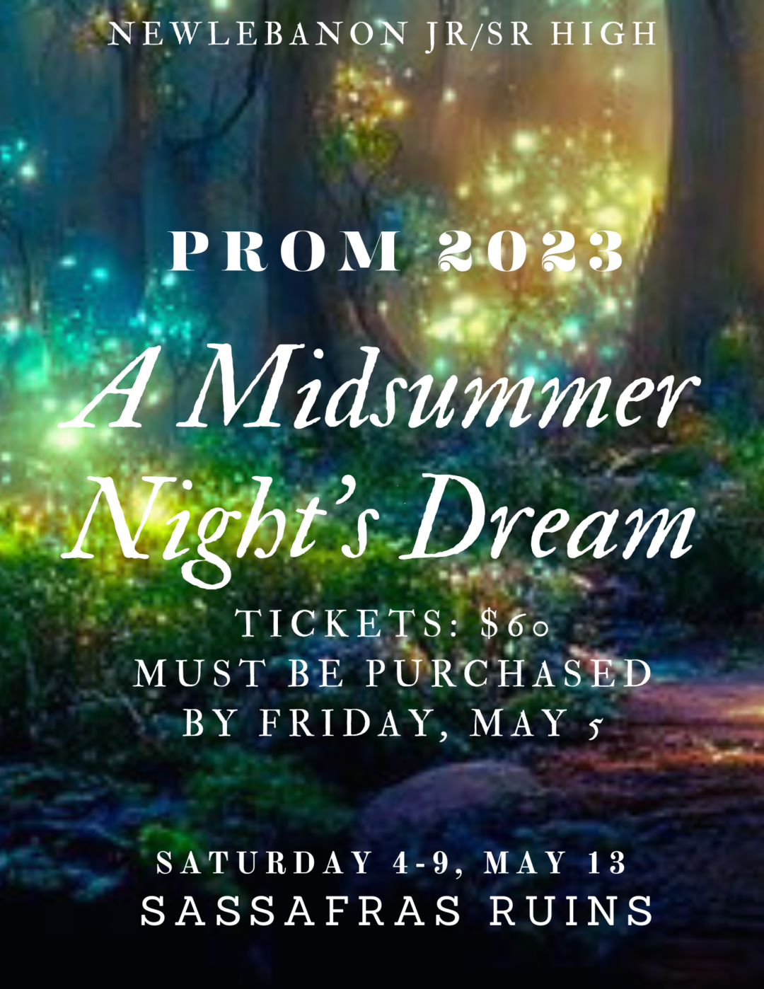 Prom 2023: A Midsummer's Night Dream | New Lebanon CSD