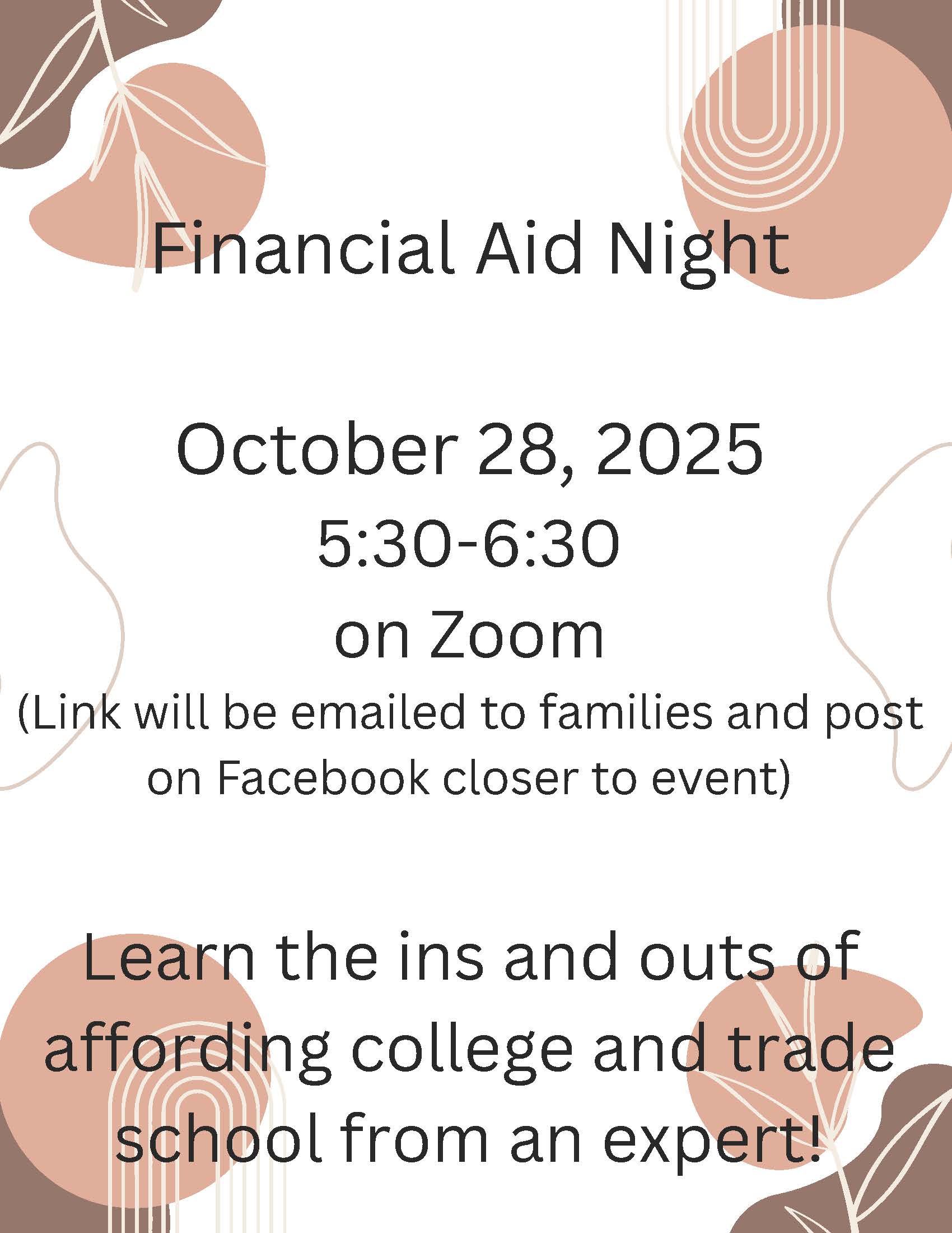 Financial Aid Night 2025 | New Lebanon CSD