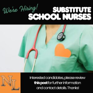 NOW HIRING! Substitute School Nurses | New Lebanon CSD