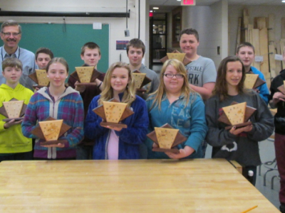 7th Grade Technology Class Uses Intermittent Manufacturing Process to ...